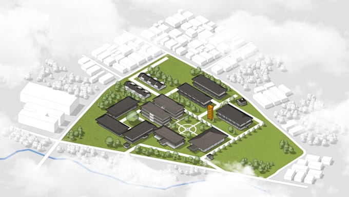 Visualize your architecture concept and plan into 3d diagram design by ...