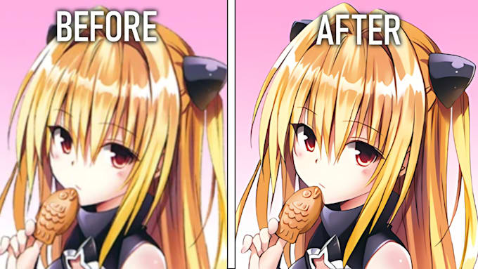 Upscale anime, digital art art, drawings, wallpapers by Dkonto | Fiverr