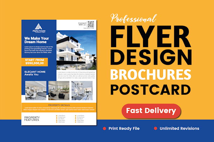 Do professional business eddm postcard door hanger rack card dl flyer design by Tanjim_roktim ...