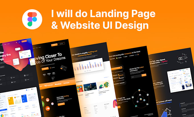 Do website ui design, clean web landing page, ui ux design by Szannane ...