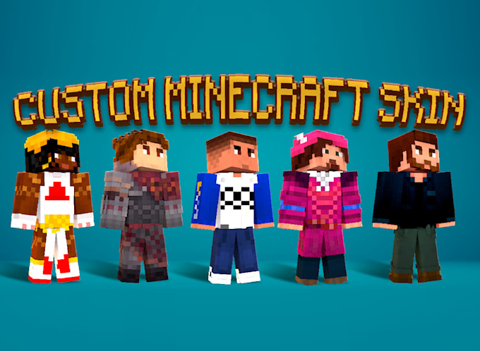 Make custom high quality minecraft skin by Orionpixels | Fiverr