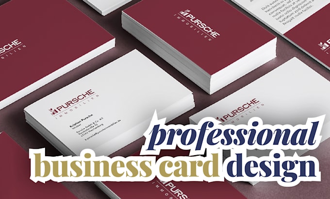 Prfessionally create your business card by Jamesbooth86 | Fiverr