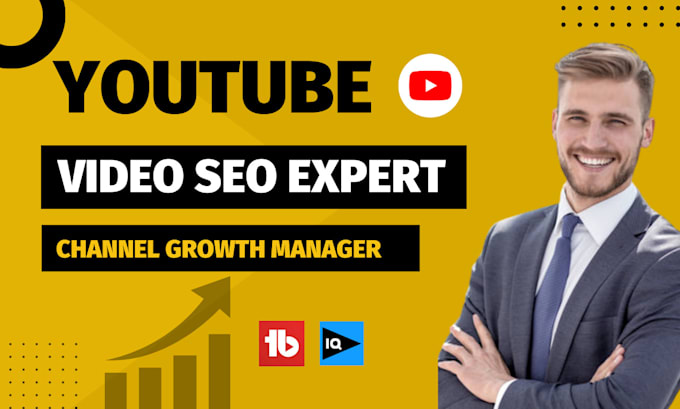 Be your youtube manager and video seo expert for organic growth by ...