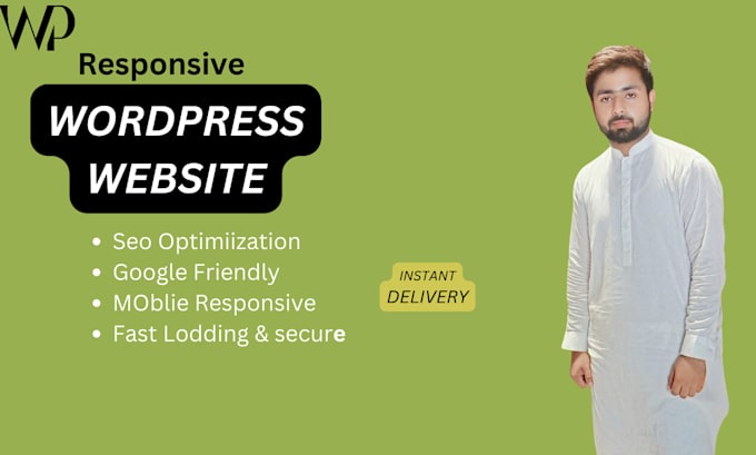 Design ,create modern , responsive and wordpress website by ...