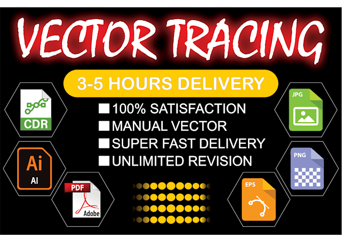 Do trace vector, trace and recreate logo or image in vector by ...