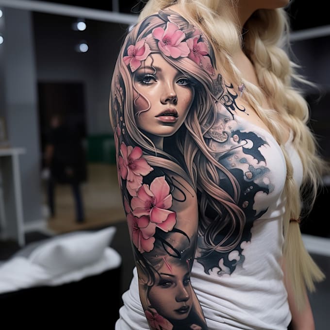 Create a professional and exclusive realistic tattoo design by ...