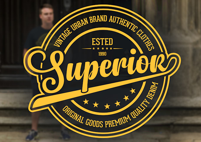 Creating custom typography and merchandise badge logo t shirts design ...