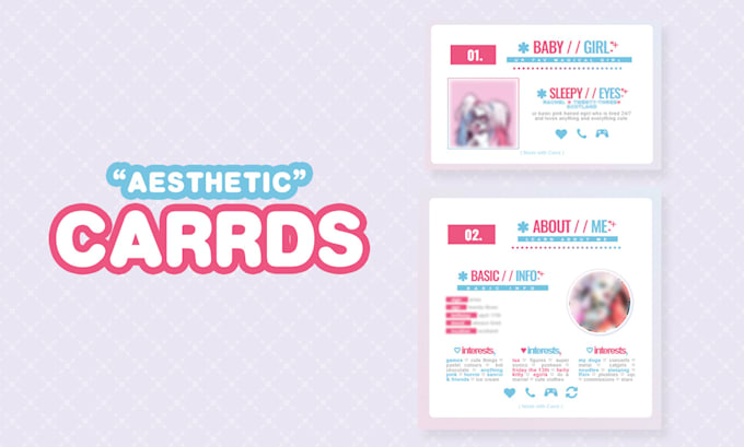 Design and create a carrd for you by Yufleuria | Fiverr