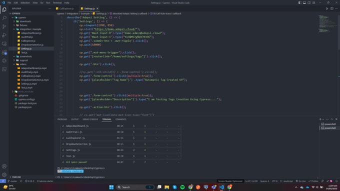 Create Cypress Test Automation Qa Framework By Harisniaziii Fiverr