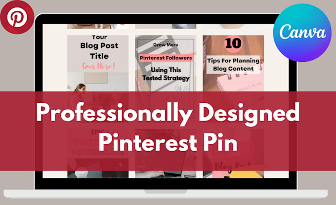 Design custom pinterest pins by Sidbil | Fiverr