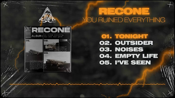 Create amazing animated music visualizer for your song by Igormoshtys | Fiverr