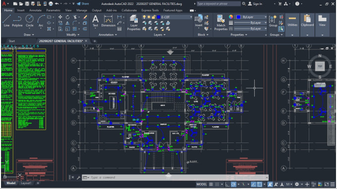 Make architectural drawing on autocad by Jawadbinayaz | Fiverr