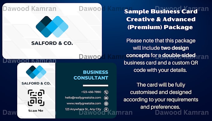 Design an advanced and modern business card that suits you by Mdk ...