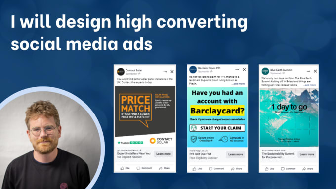 Design high converting social media ads, facebook, insta, linkedin by Djmooney1000 | Fiverr