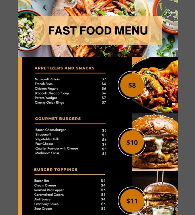 Design stunning menu designs for your restaurant or business by Armxpak ...