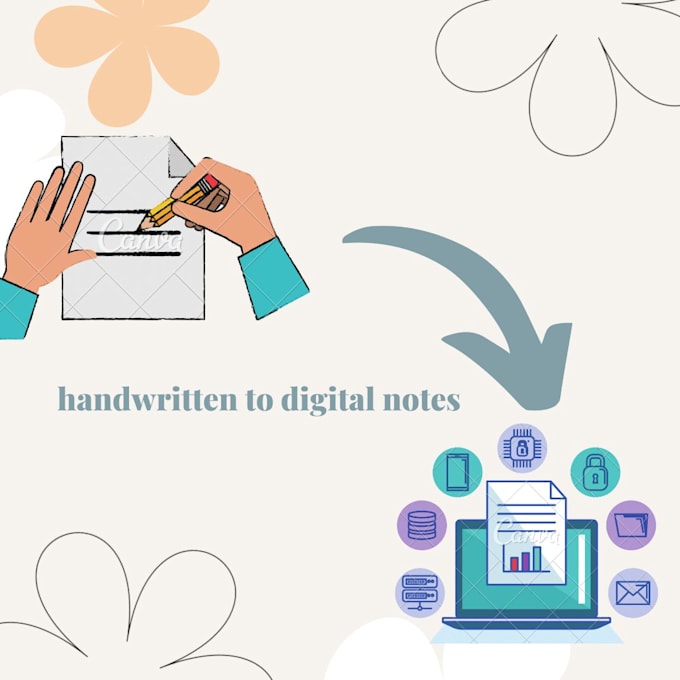 Encode your handwritten notes to digitalized notes by Aze_nana | Fiverr
