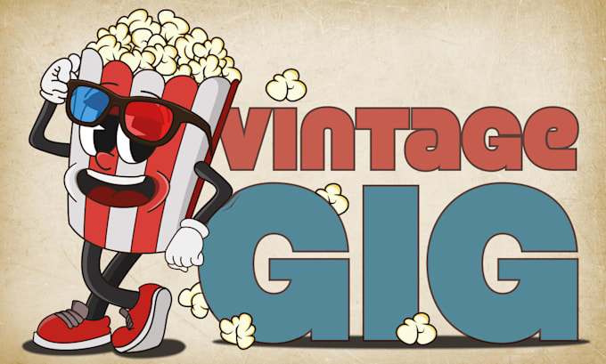 Draw retro vintage cartoon mascot or logo character by Alex_maiko_ | Fiverr