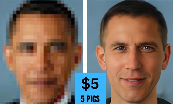 Enhance, improve and upscale bad quality pictures and photos by King ...