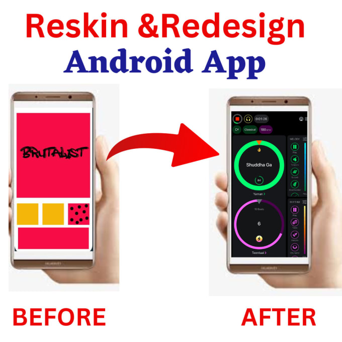 Perfectly Reskin App Redesign Android App And Reskin Codecanyon By Androidifyme Fiverr