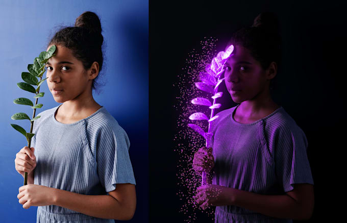 Amazing glow effect, and other photoshop edits by Jahidjinat | Fiverr