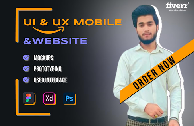 Do mobile app ui ux design, wireframe for website ui design