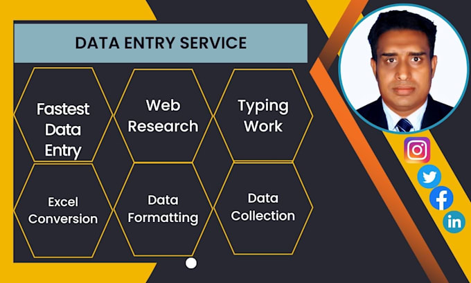 Do your fastest data entry typing work and data collection expert by ...