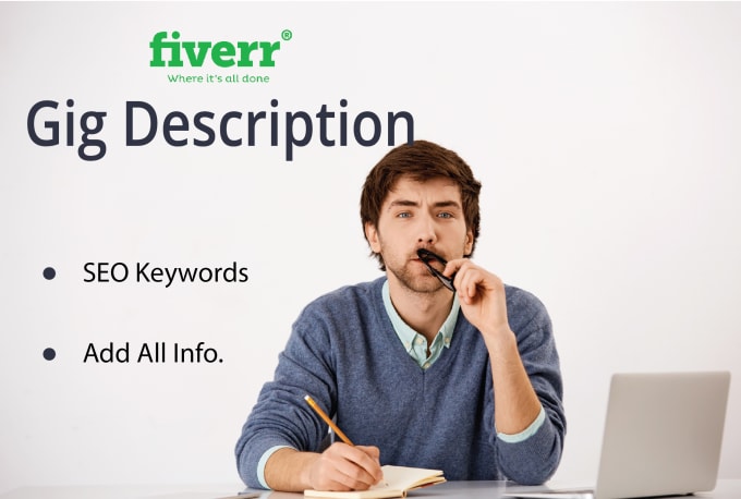 Write optimized fiverr gig description by Iamonline2 | Fiverr Write optimized fiverr gig description by Iamonline2 | Fiverr