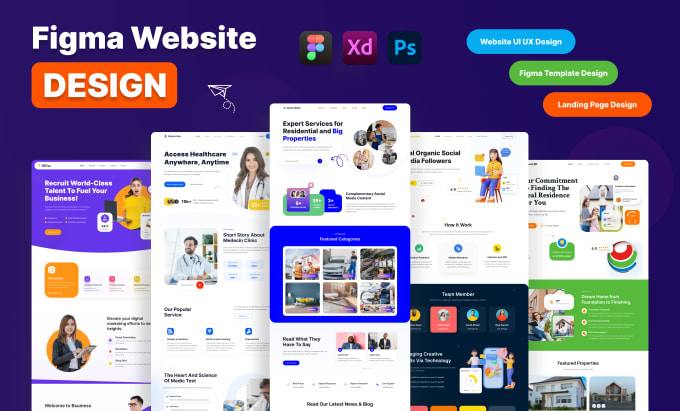 Figma design for figma website design, figma website, website mockup ...