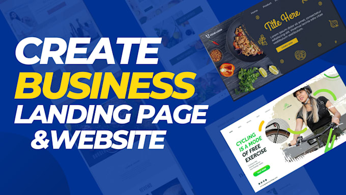Build a business landing page and website by Jathura | Fiverr