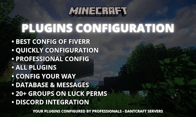 Config any minecraft plugin for you by Dantcraftserver | Fiverr