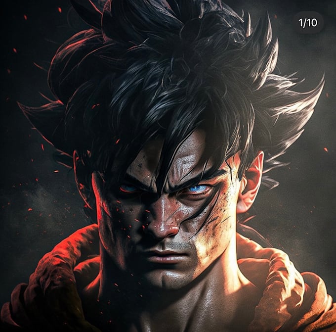 Draw you in amazing dragon z ball style by Quetar | Fiverr