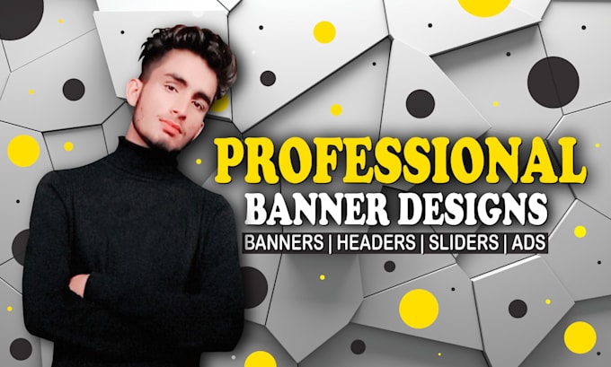 Design an attractive banner for marketing anything that you want by Al ...