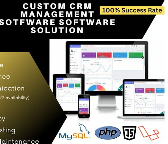 Build custom crm software, management software, erp, hrm, pos, saas app ...