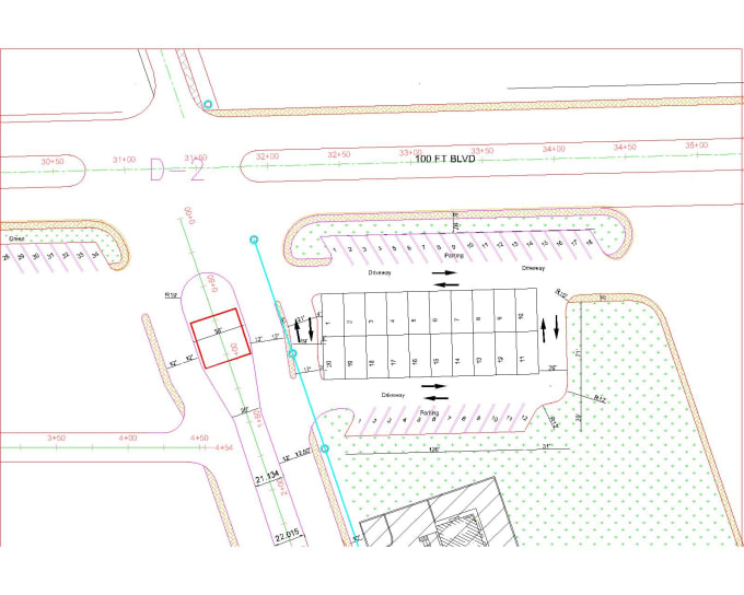 Create section road profile shop drawings for construction site by ...