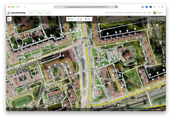 Do extensive mapping in openstreetmap by Andriiholovin | Fiverr