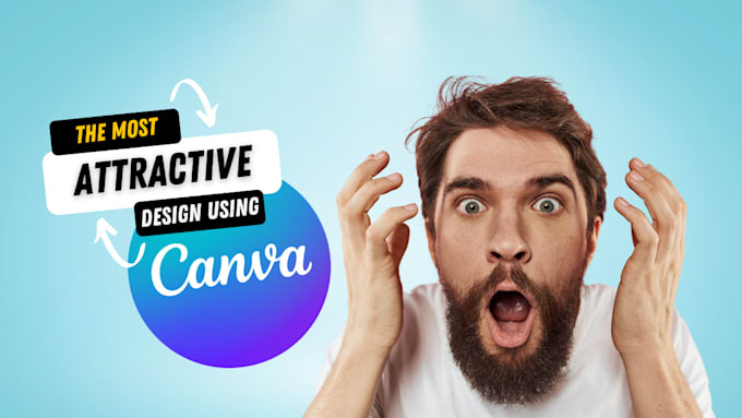 Create any creative design using canva by Arezyz94 | Fiverr
