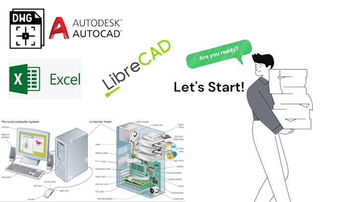 Automate computer tasks, excel, autocad, librecad by Selfprobots | Fiverr Automate computer tasks, excel, autocad, librecad by Selfprobots | Fiverr