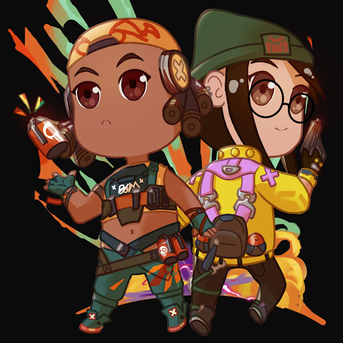 Draw everything you want become chibi character by Ontabawangg | Fiverr