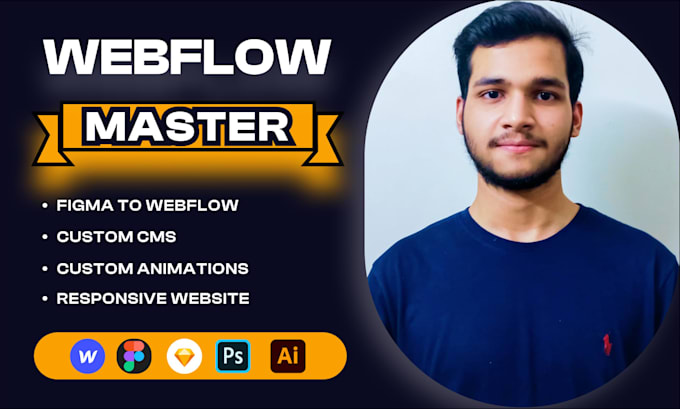 Design or develop expert webflow website with cms by Syedashar868 | Fiverr