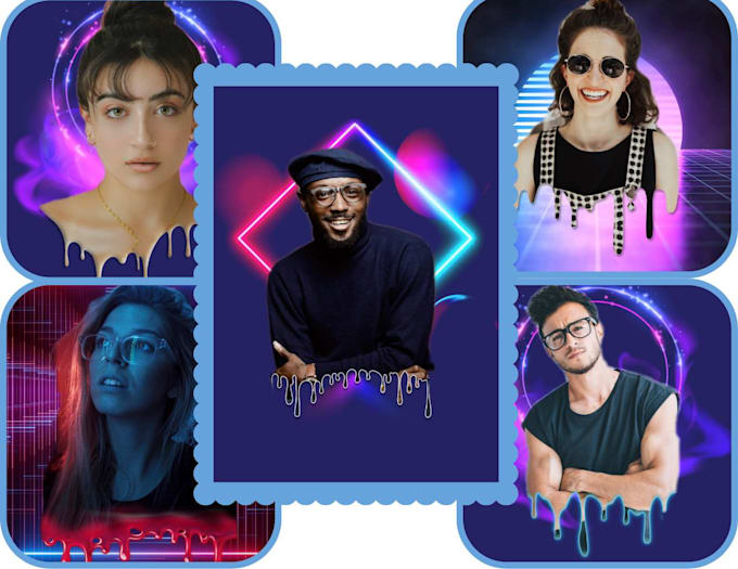 Create neon dp or logo for your business using your photo by Sahi ...