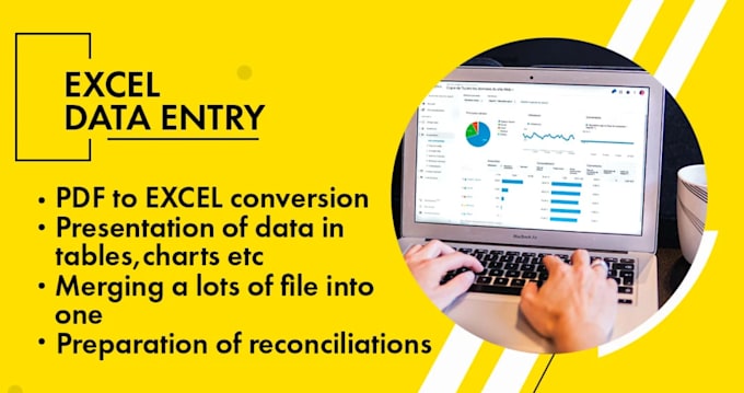 Do excel data entry, data entry, pdf to excel data entry, by ...