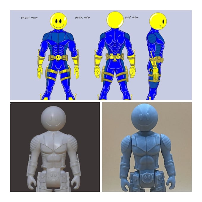 Make action figures for comic books and kickstaters by Matt00w0 | Fiverr