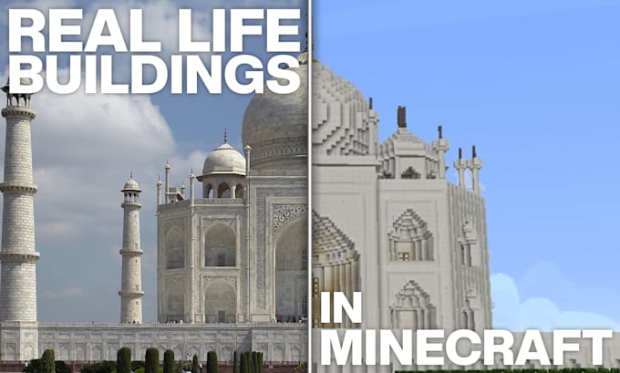 Recreate a real life building in minecraft by Vjt_rech | Fiverr