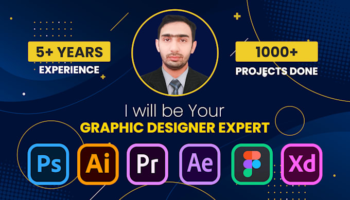 Be your professional and expert in all graphic designer by Jameel3009 ...