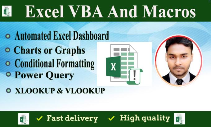 Develop your microsoft excel, vba, and macros by Habib1433 | Fiverr Develop your microsoft excel, vba, and macros by Habib1433 | Fiverr