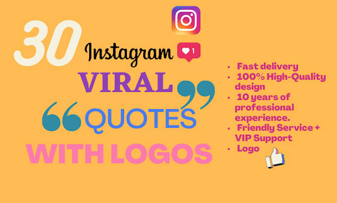 Design 30 viral motivational quotes with your signature for instagram ...