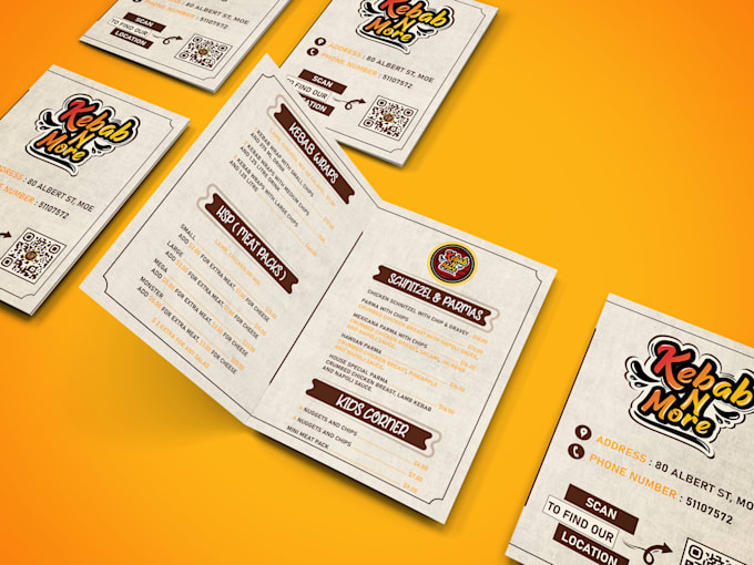 Do an amazing menu for your restaurant or any menu with a good price by ...