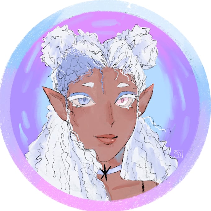 Draw a digital profile picture pfp for you by Aerialwings | Fiverr