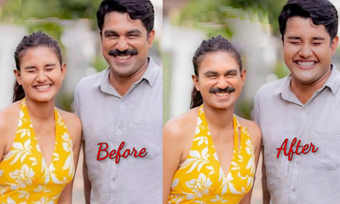 Photoshop editing, face swap, head change, face change, edit by ...