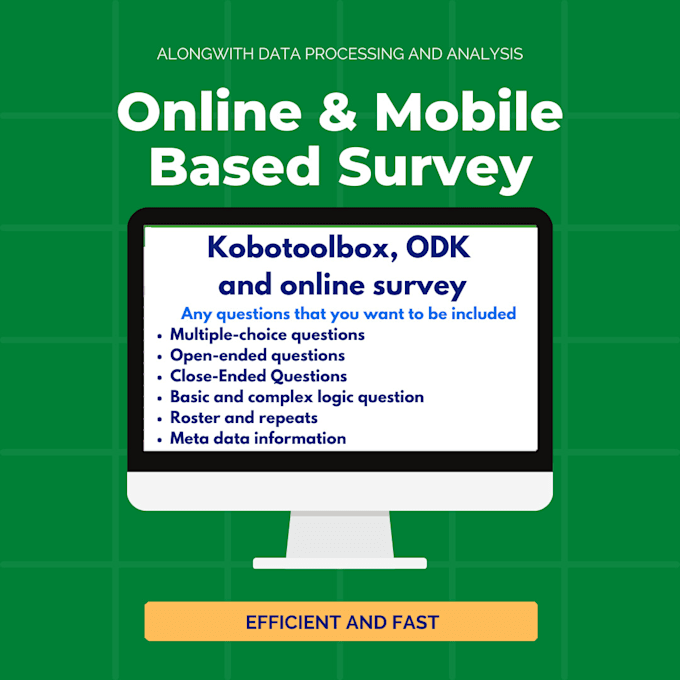 Develop efficient kobotoolbox, online survey form by Saqibhusnainpak | Fiverr